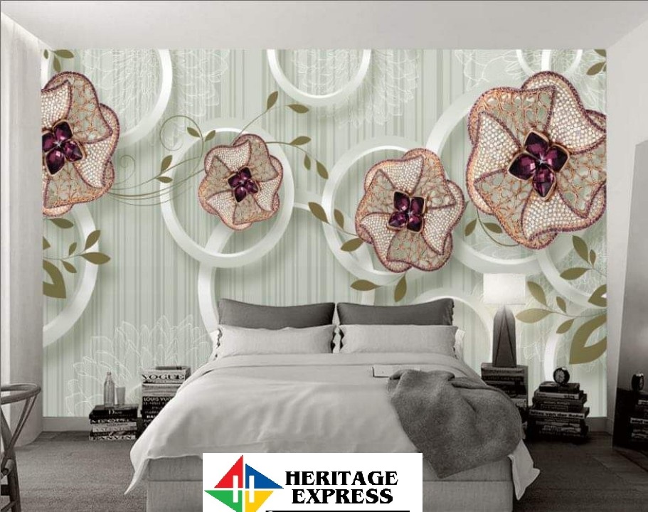 PVC 3D Wallpaper Print Indoor Wall Mural – Heritage