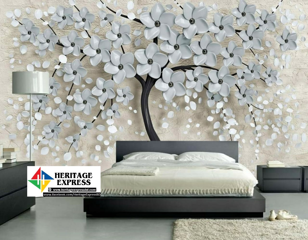 PVC 3D Wallpaper Print Indoor Wall Mural – Heritage