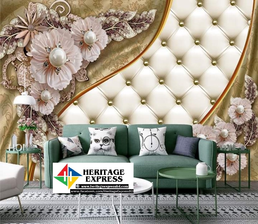 PVC 3D Wallpaper Print Indoor Wall Mural – Heritage