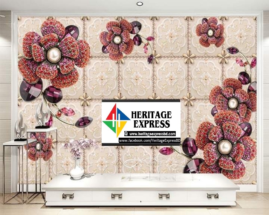 PVC 3D Wallpaper Print Indoor Wall Mural – Heritage